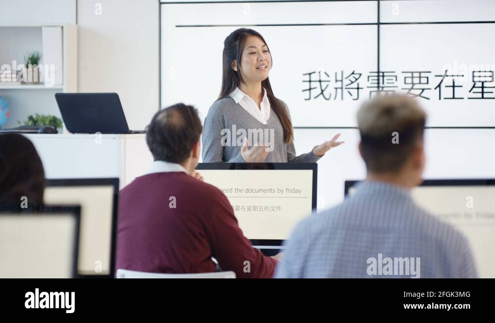 Adult classroom and language Stock Videos & Footage - HD and 4K Video ...