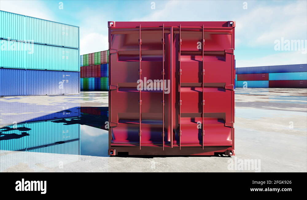 Cargo container depot Stock Videos & Footage - HD and 4K Video Clips ...