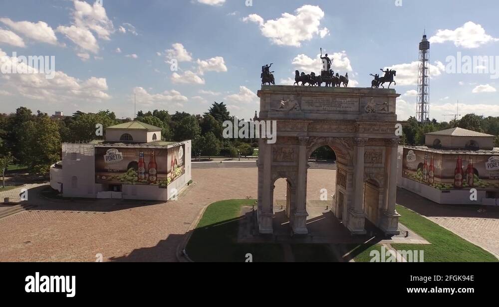 Milan neoclassical gate Stock Videos & Footage - HD and 4K Video Clips ...
