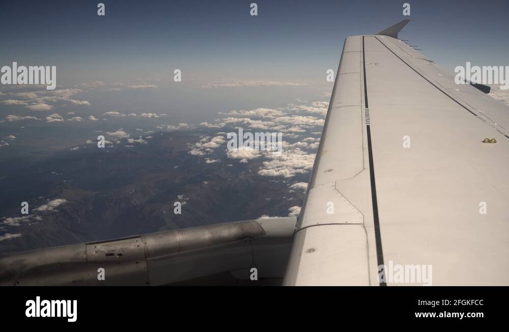 Aircraft airplane wing mountains Stock Videos & Footage - HD and 4K ...