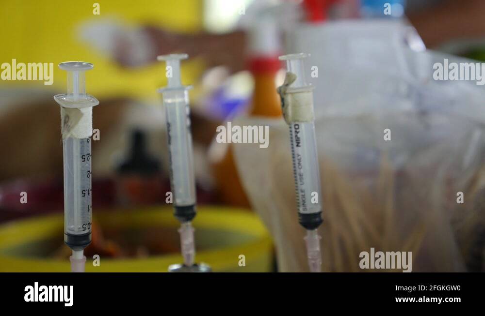 Injection syringe in medical laboratory Stock Videos & Footage - HD and ...