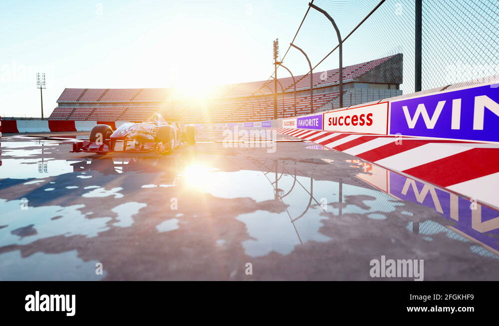 Racer of formula 1 in a racing car. Race and motivation concept. 4k ...