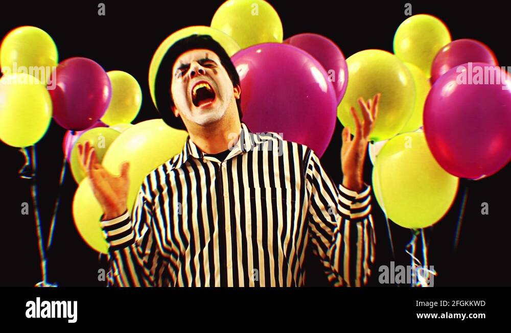 Clown mask creepy Stock Videos & Footage - HD and 4K Video Clips - Alamy