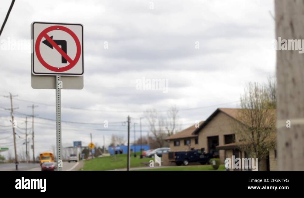 Warning sign on a road Stock Videos & Footage - HD and 4K Video Clips ...