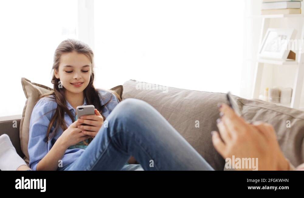 Happy family smartphones Stock Videos & Footage - HD and 4K Video Clips ...