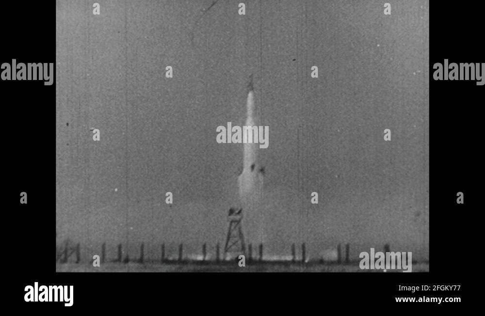 1950s: Sputnik 2 launches Stock Video Footage - Alamy