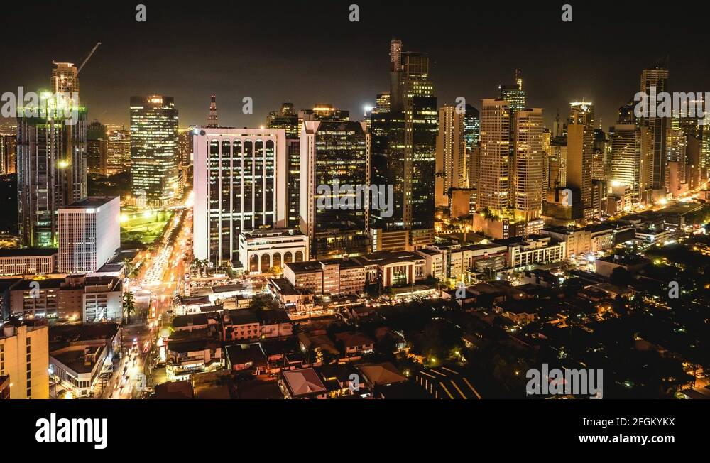 City lights skyline makati metro Stock Videos & Footage - HD and 4K ...