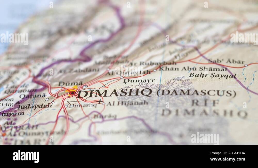 Map of damascus Stock Videos & Footage - HD and 4K Video Clips - Alamy