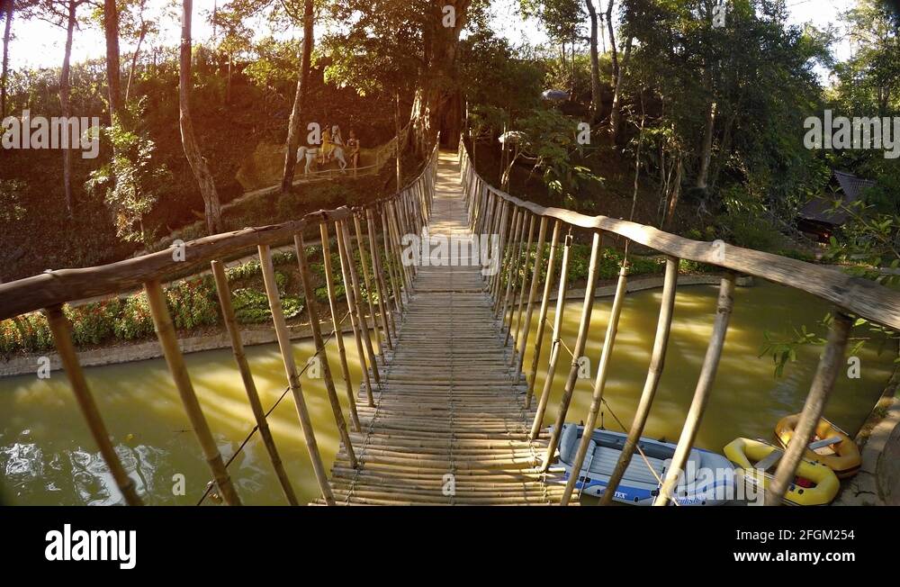 Bamboo suspension bridge Stock Videos & Footage - HD and 4K Video Clips ...
