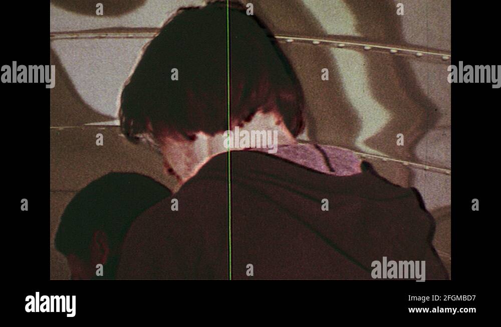 UNITED STATES 1970s: Teenager Makes Faces and Annoys School Bus Driver ...