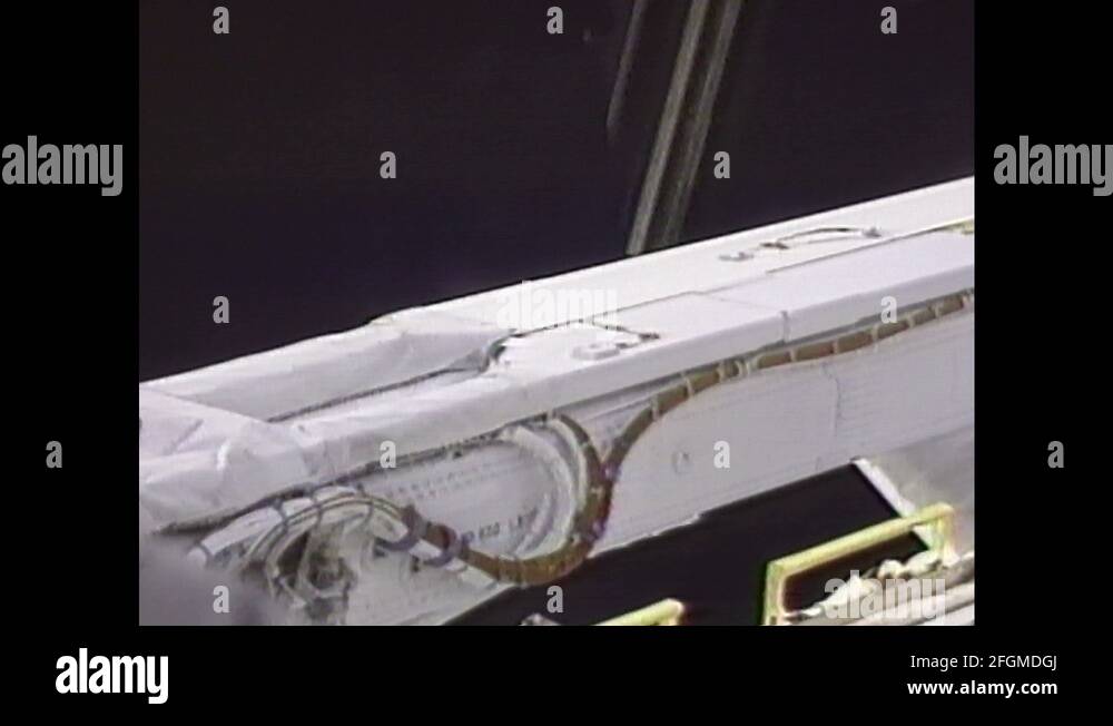UNITED STATES 1990s: Heat Pipes on a Space Shuttle Stock Video Footage ...