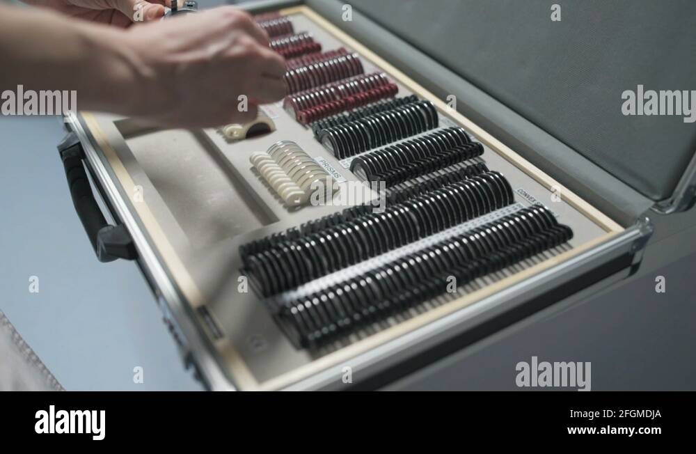 Optometrist choosing eye test lenses Stock Videos & Footage - HD and 4K ...