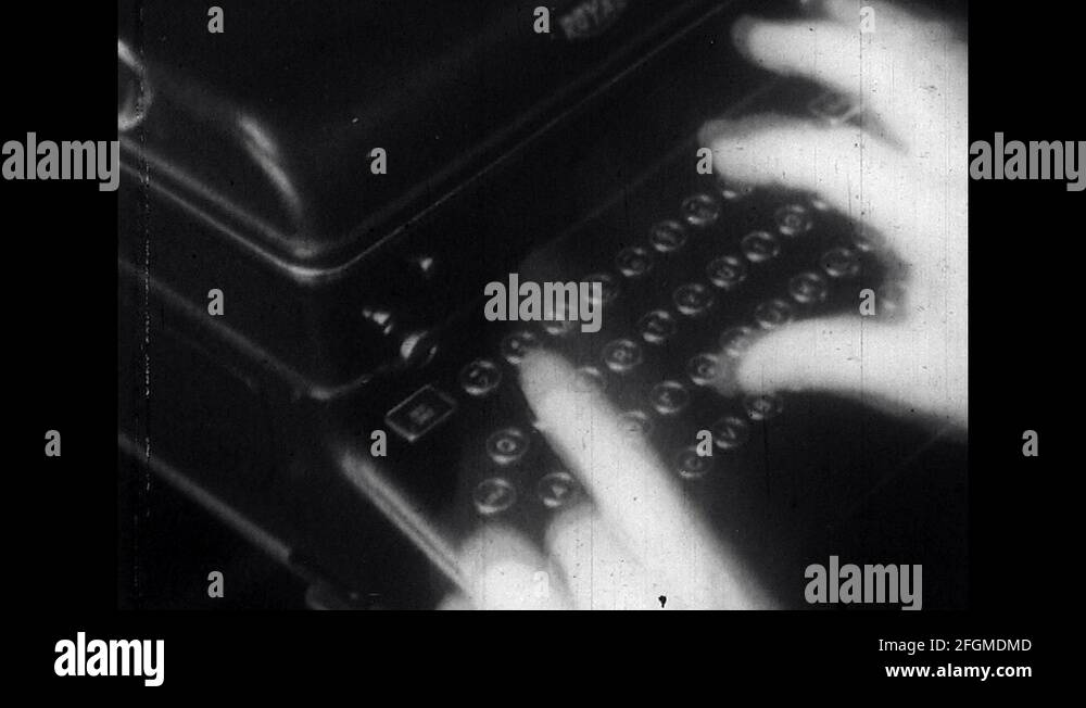 1960s typewriter keyboard Stock Videos & Footage - HD and 4K Video ...