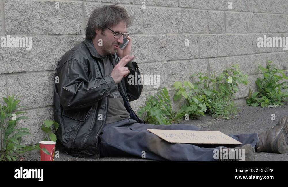 Homeless young man happy Stock Videos & Footage - HD and 4K Video Clips ...