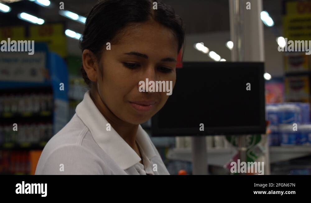 Portrait of woman cashier Stock Videos & Footage - HD and 4K Video ...
