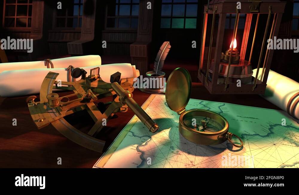 Vintage nautical instruments Stock Videos & Footage - HD and 4K Video ...