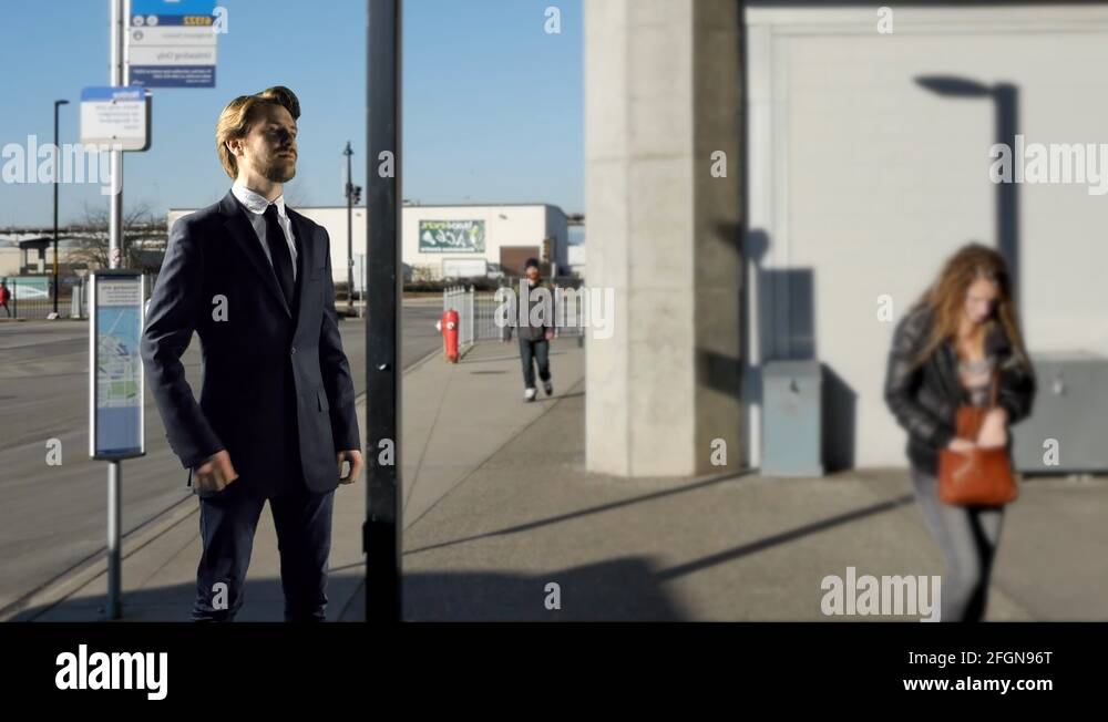 Public bus transportation stop Stock Videos & Footage - HD and 4K Video ...