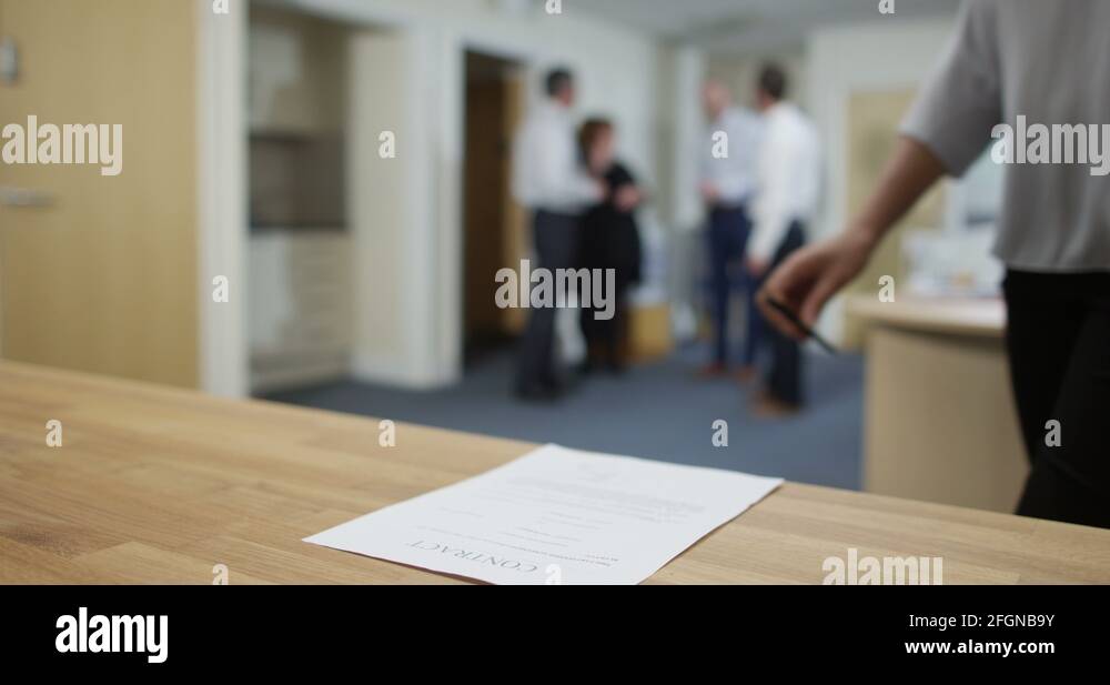 Signed a deal Stock Videos & Footage - HD and 4K Video Clips - Alamy