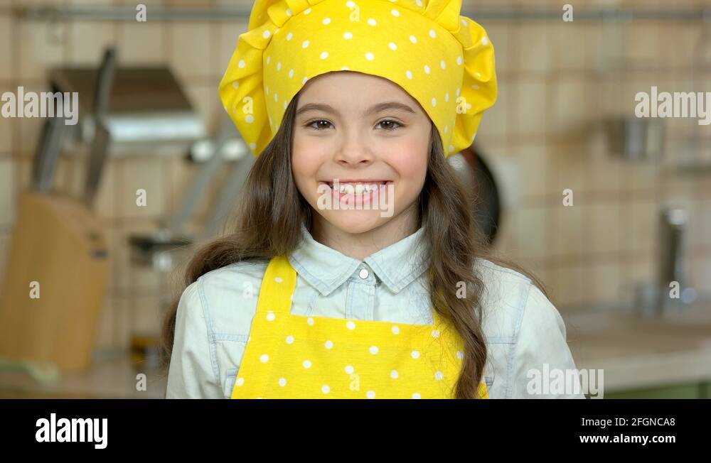 Smiling girl in chef Stock Videos & Footage - HD and 4K Video Clips - Alamy