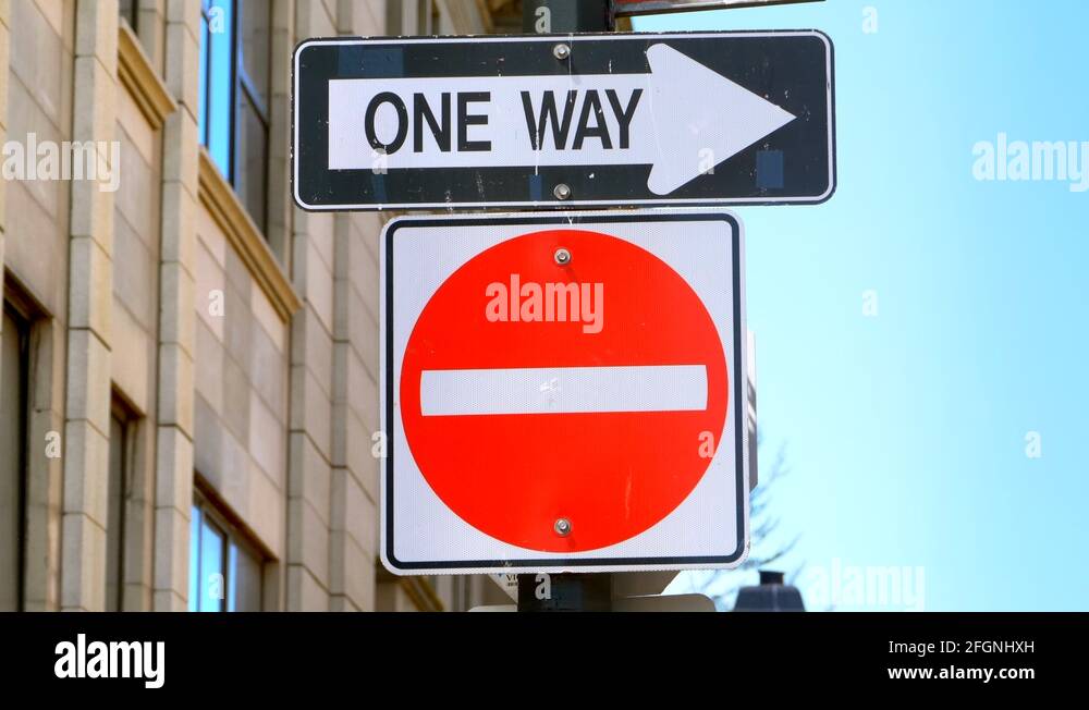 No entry one way street Stock Videos & Footage - HD and 4K Video Clips ...