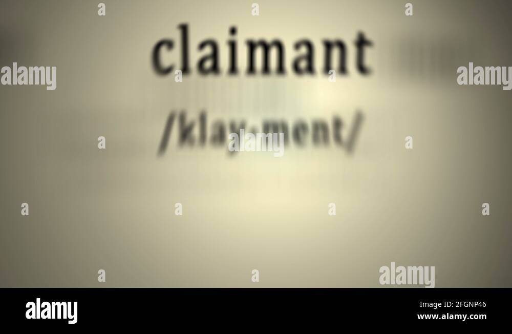 Claimant Stock Videos & Footage - HD and 4K Video Clips - Alamy