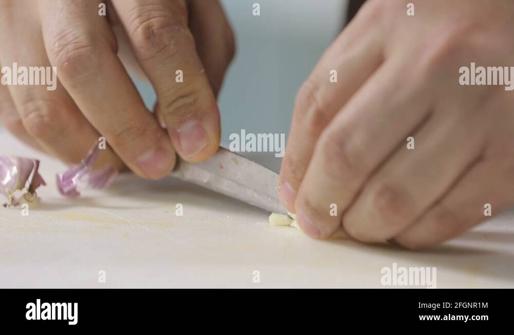 Garlic slice not food not dish Stock Videos & Footage - HD and 4K Video ...