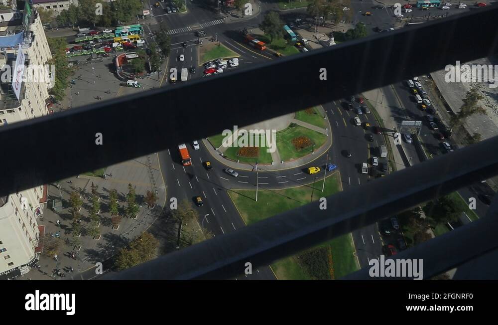 Downtown roundabout Stock Video Footage - Alamy