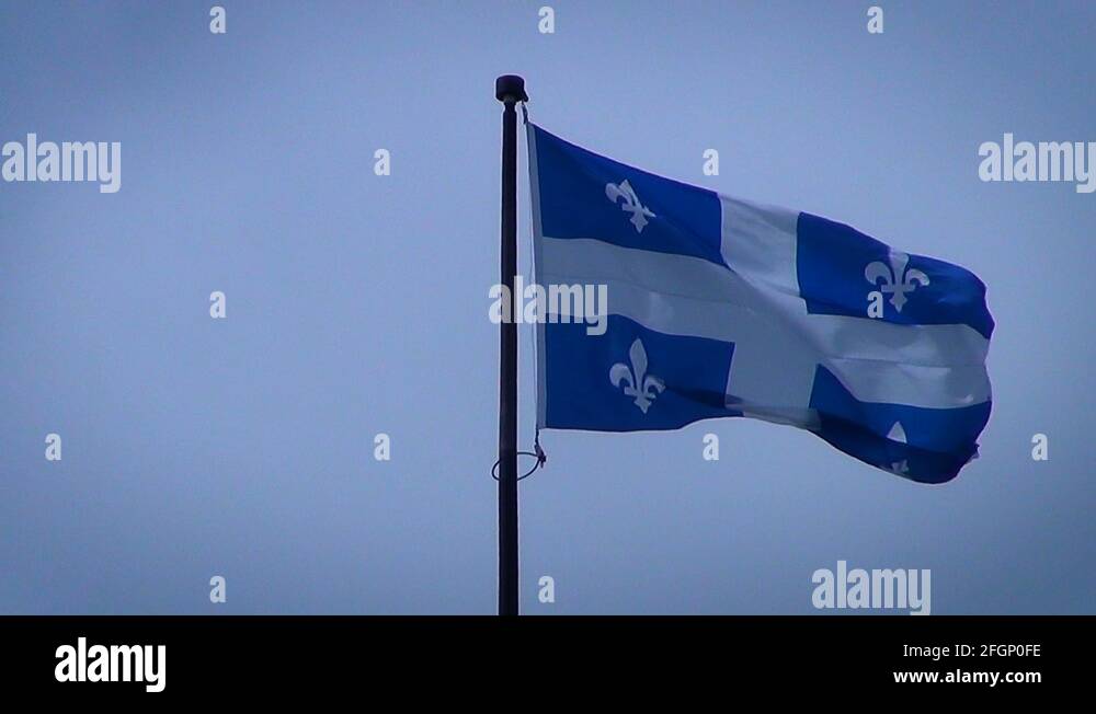 Provincial flag quebec in Stock Videos & Footage - HD and 4K Video ...
