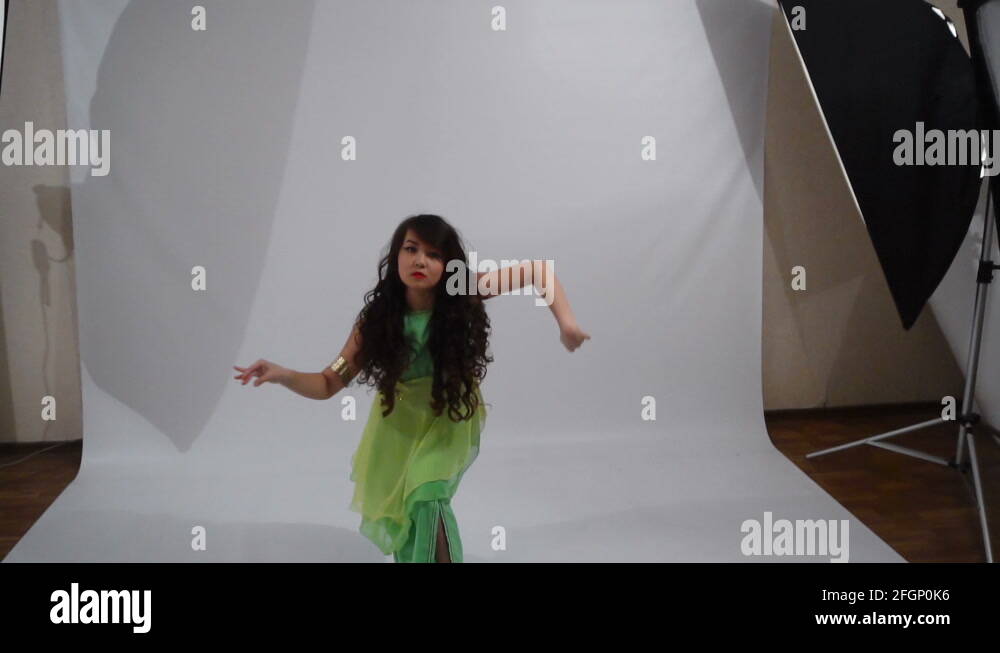Girl dancing folk dance Stock Video Footage - Alamy