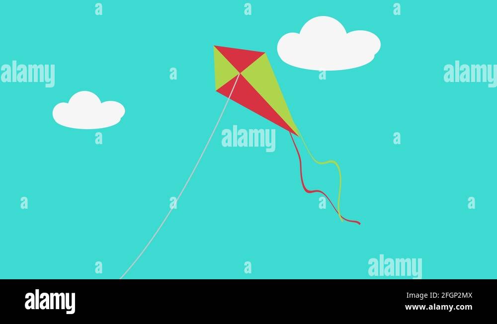 Kite string cartoon Stock Videos & Footage - HD and 4K Video Clips - Alamy