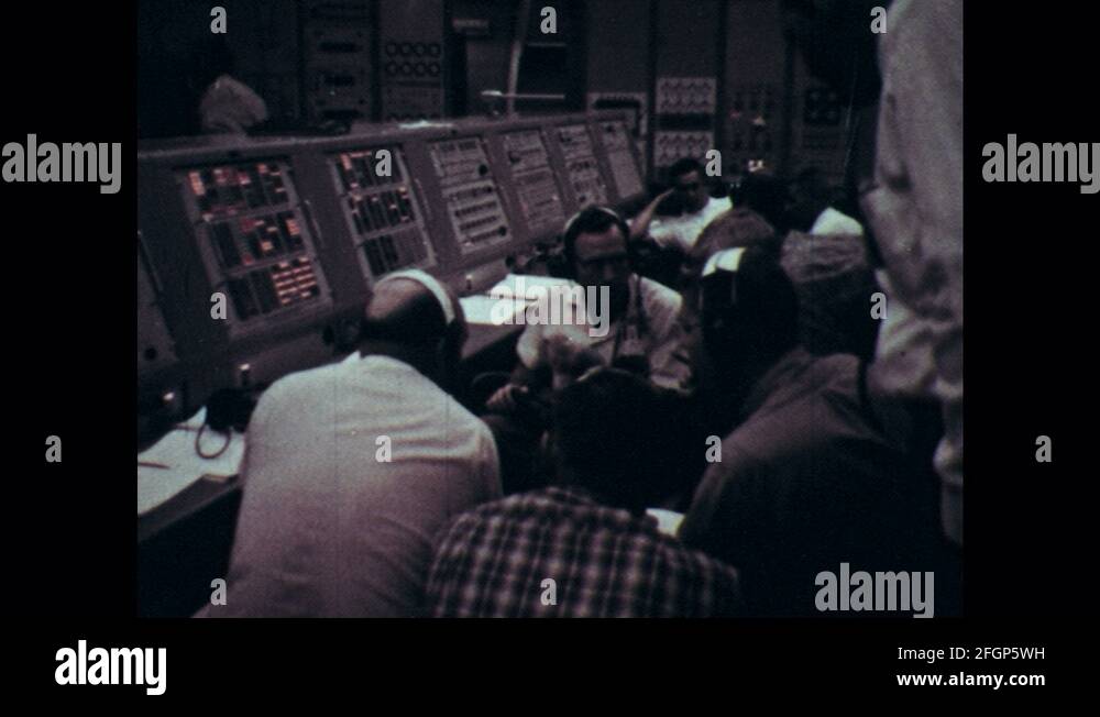 1960s: Men at control station, Rocket launches Stock Video Footage - Alamy