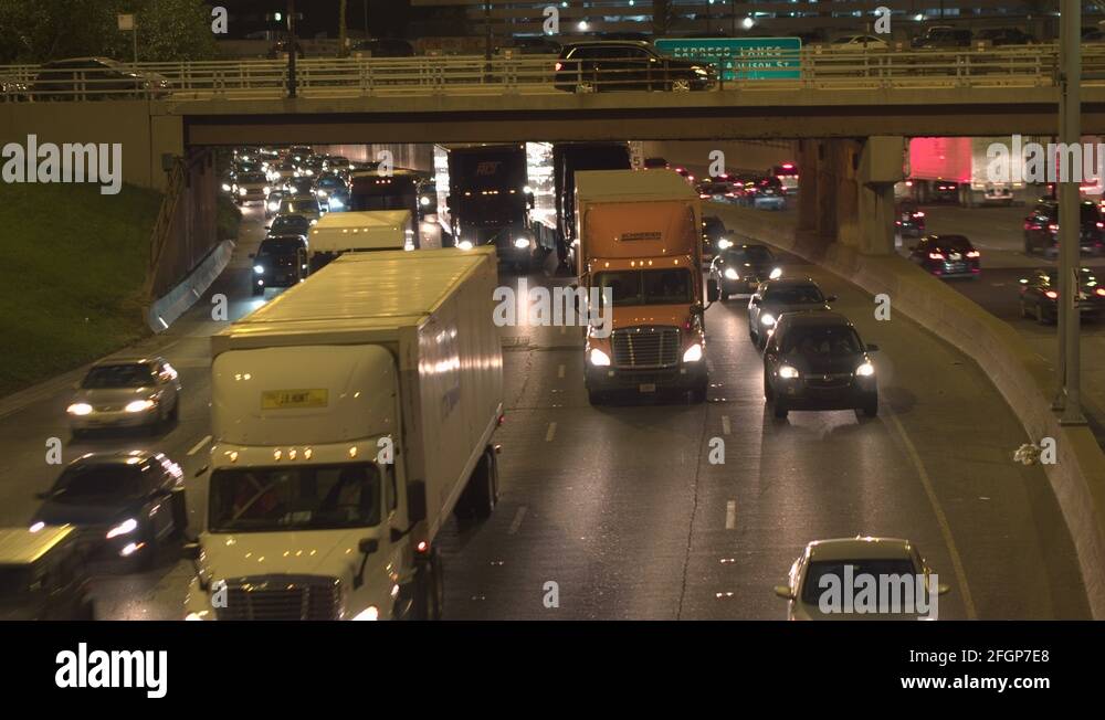 Trucks in traffic jam on Stock Videos & Footage - HD and 4K Video Clips ...