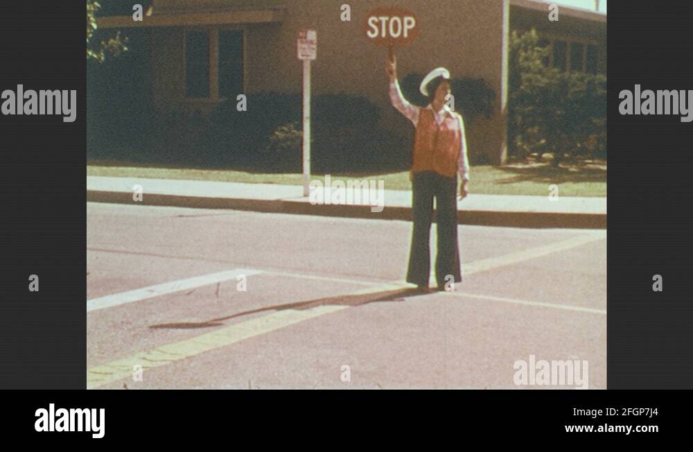 Crossing guard stop sign Stock Videos & Footage - HD and 4K Video Clips ...