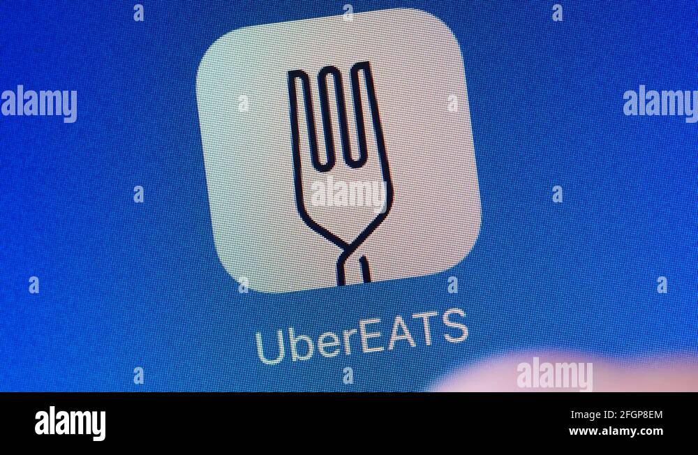 Uber eats app icon Stock Videos & Footage - HD and 4K Video Clips - Alamy