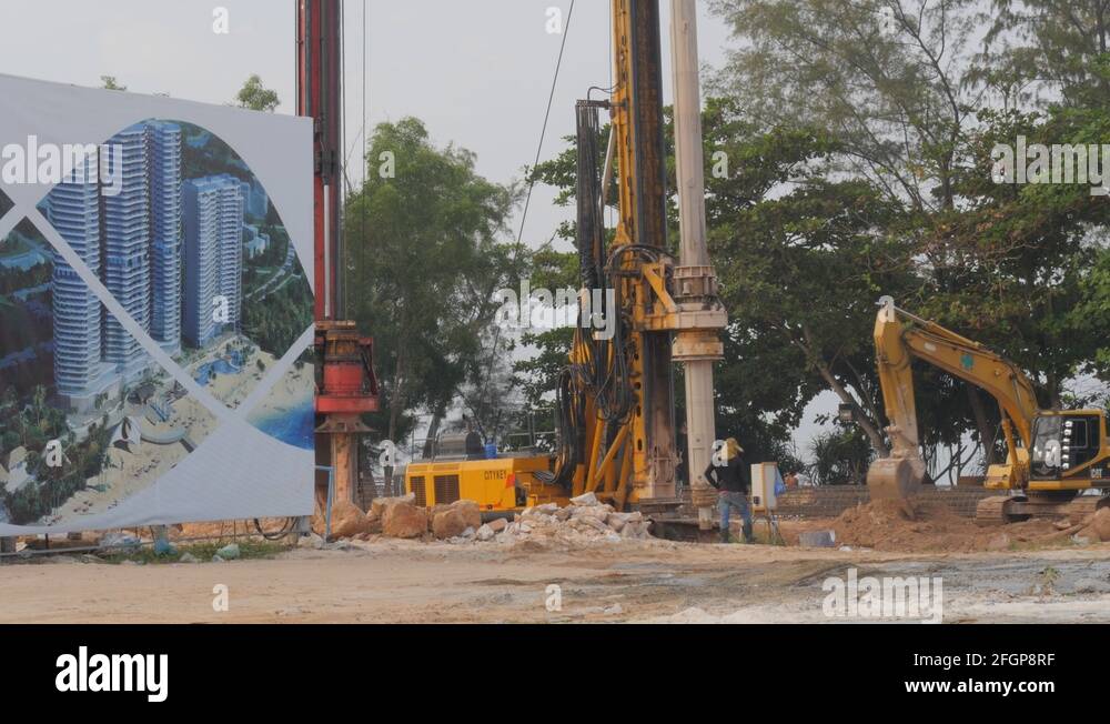 Beach hotel construction site Stock Videos & Footage - HD and 4K Video ...