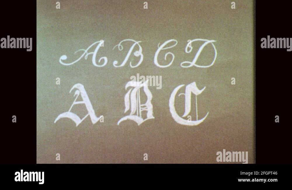 English handwriting 1950s Stock Videos & Footage - HD and 4K Video ...