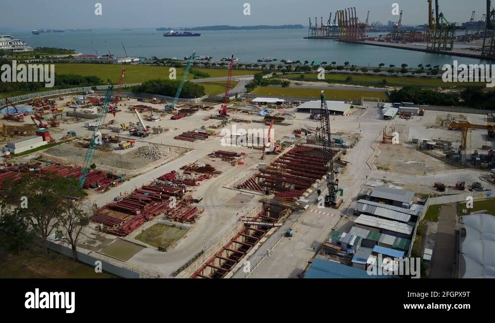Construction site in singapore Stock Videos & Footage - HD and 4K Video ...