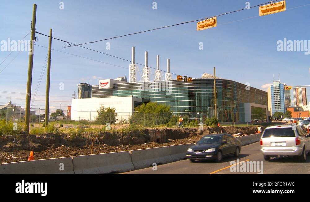 district power plant, downtown Calgary Stock Video Footage - Alamy