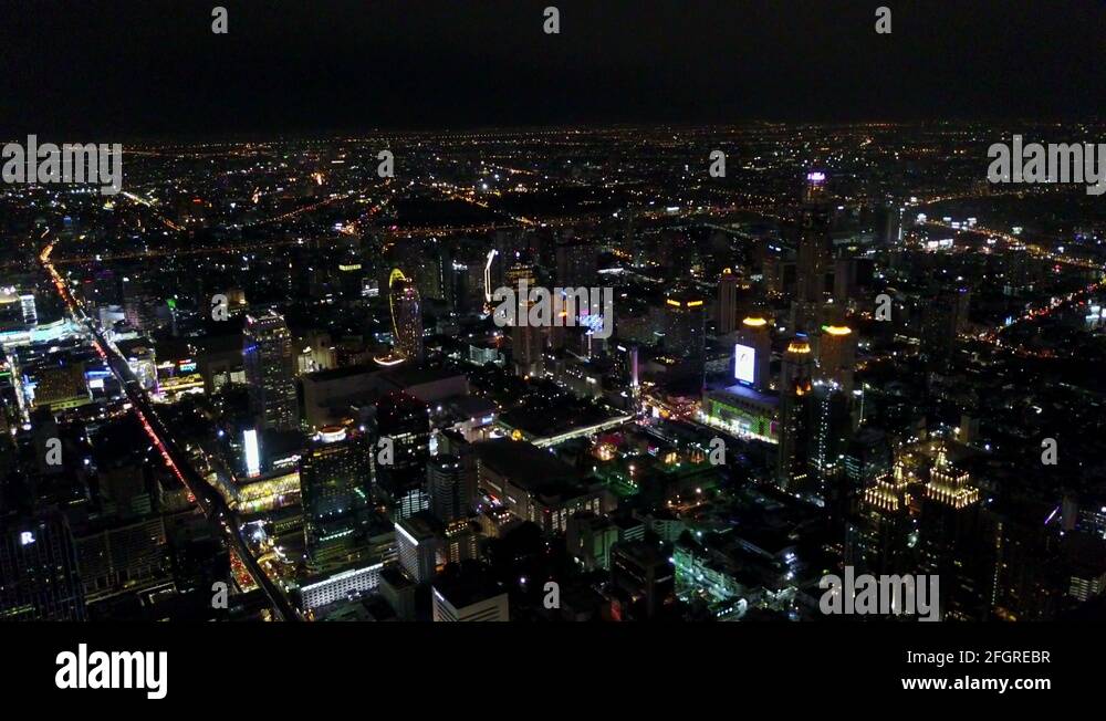 Bangkok night view skyscraper Stock Videos & Footage - HD and 4K Video ...