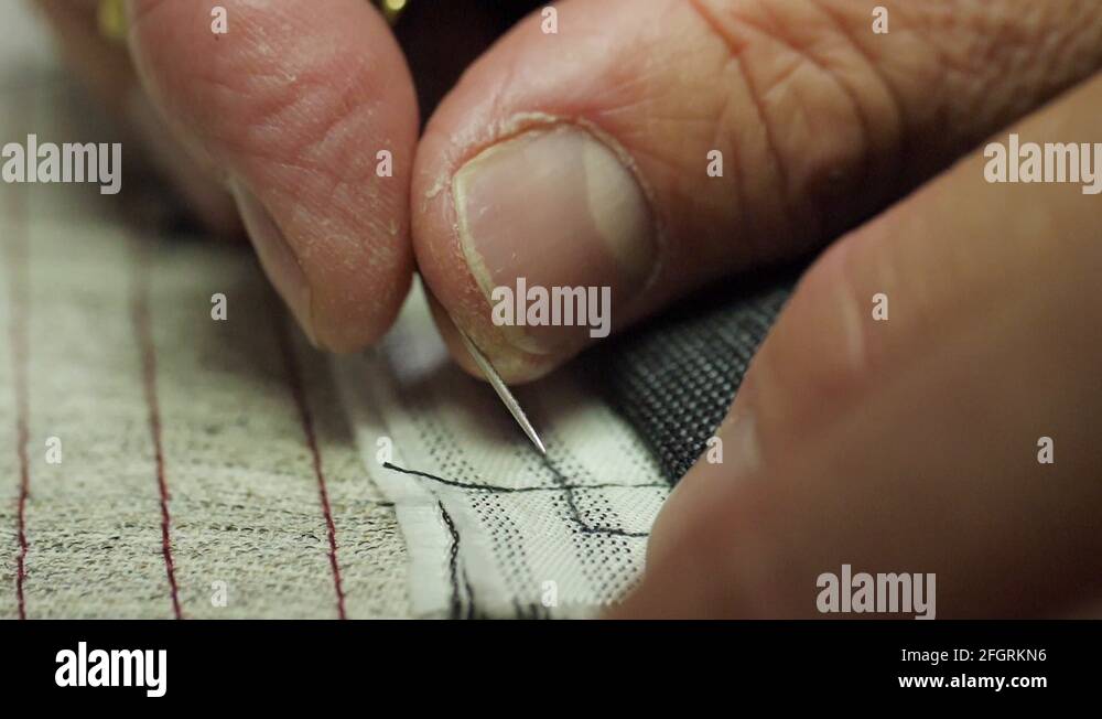 Needle and thread sewing Stock Videos & Footage - HD and 4K Video Clips ...