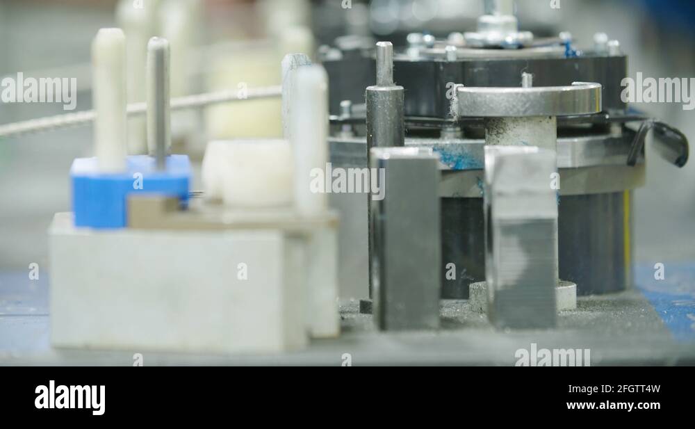 Assembly line of parts for the automotive industry Stock Video Footage ...