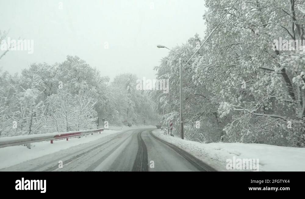 Ice on window highway snow snow road Stock Videos & Footage - HD and 4K ...