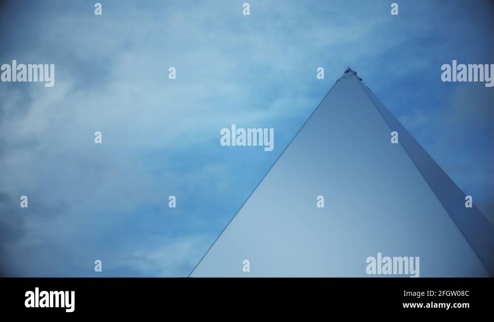 White pyramid shell crumbling to reveal a gold interior Stock Video ...