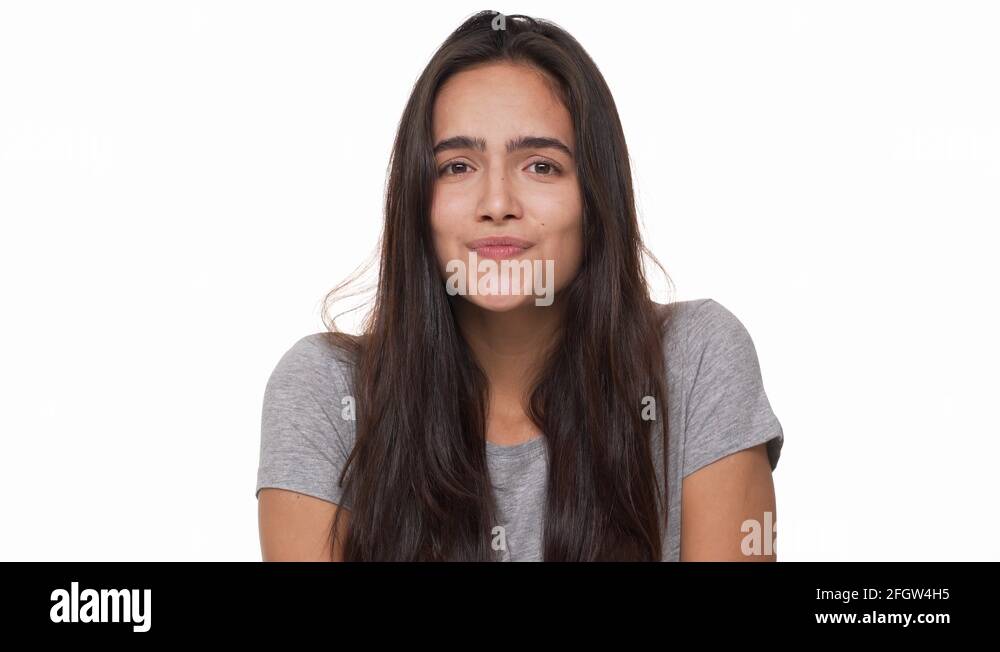 Portrait shy girl female model Stock Videos & Footage - HD and 4K Video ...