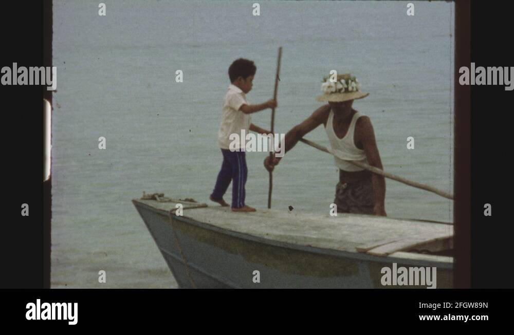 Young Boy On Small FIshing Boat Stock Video Footage - Alamy