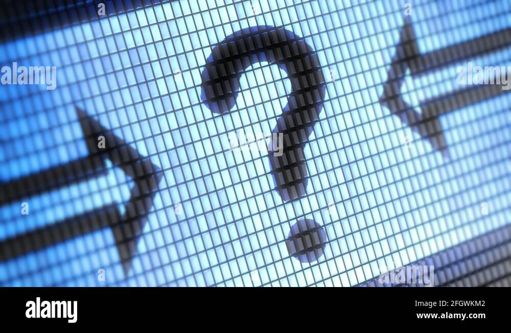 Question Mark icon on the Screen. 4K Resolution. Encoder Prores 4444 ...