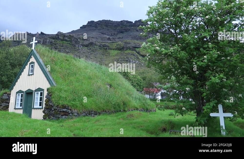 Old stone farm house with turf roof Stock Videos & Footage - HD and 4K ...