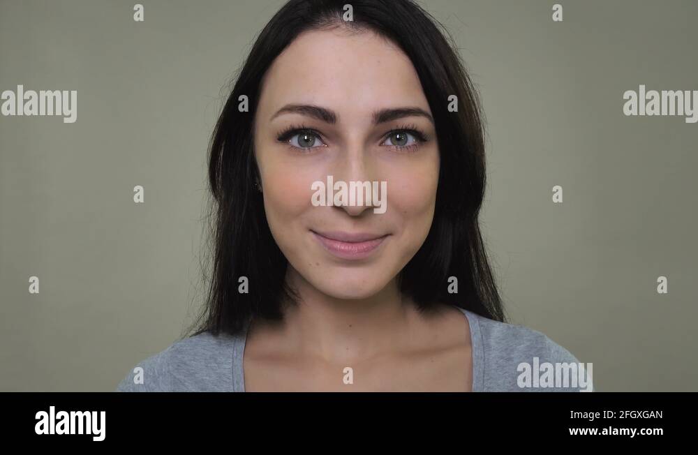 girl shows hand gesture keep still Stock Video Footage - Alamy