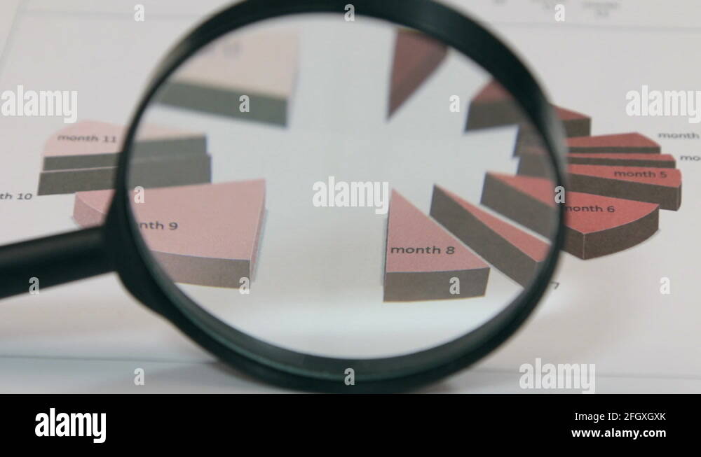 Rotation of the magnifying glass and optical distortion of the red ...