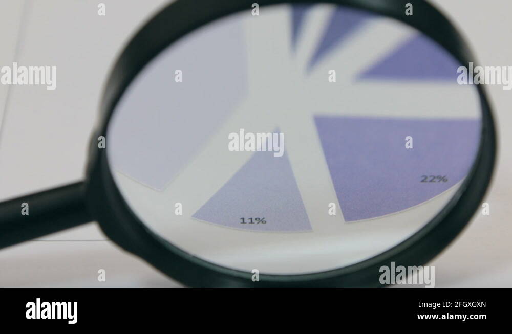 Rotation of the magnifying glass and optical distortion of the blue ...